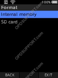 Formatting the Memory Card - Professional Audio Support