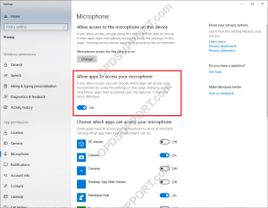 Windows 10 Microphone Privacy Settings - Professional Audio Support