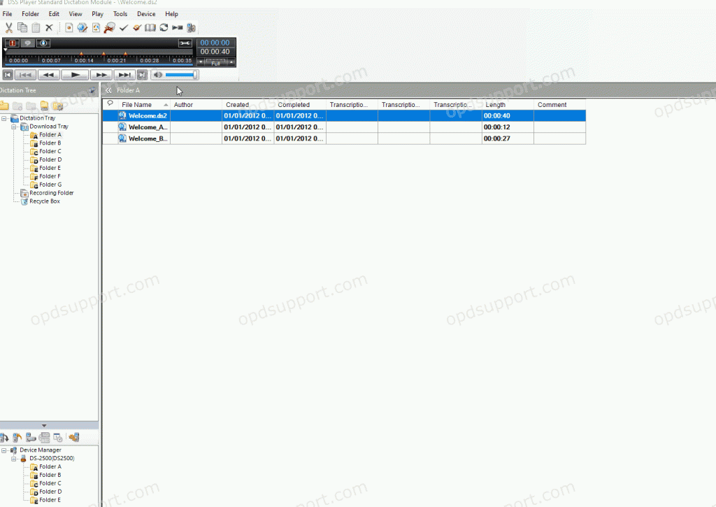 Change Recorder Folder Name - Professional Audio Support