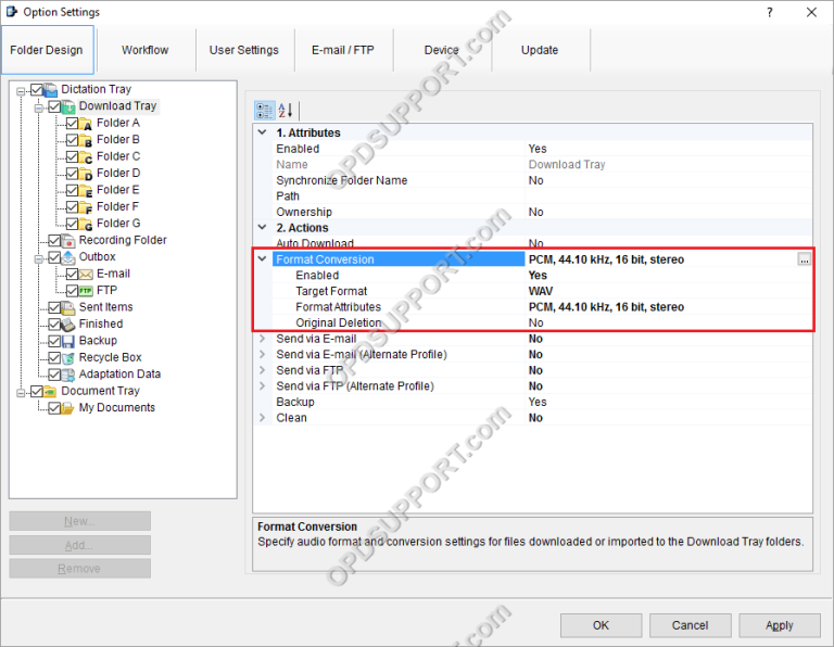 Automatic File Conversion - Professional Audio Support