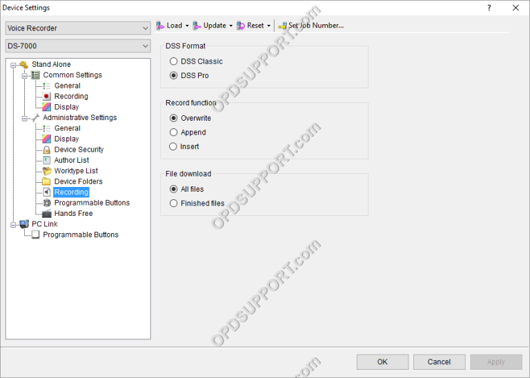 Recording Format - Professional Audio Support