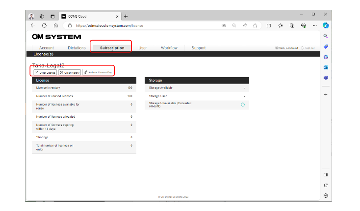 ODMS CLOUD: How to Order Licenses. - Professional Audio Support